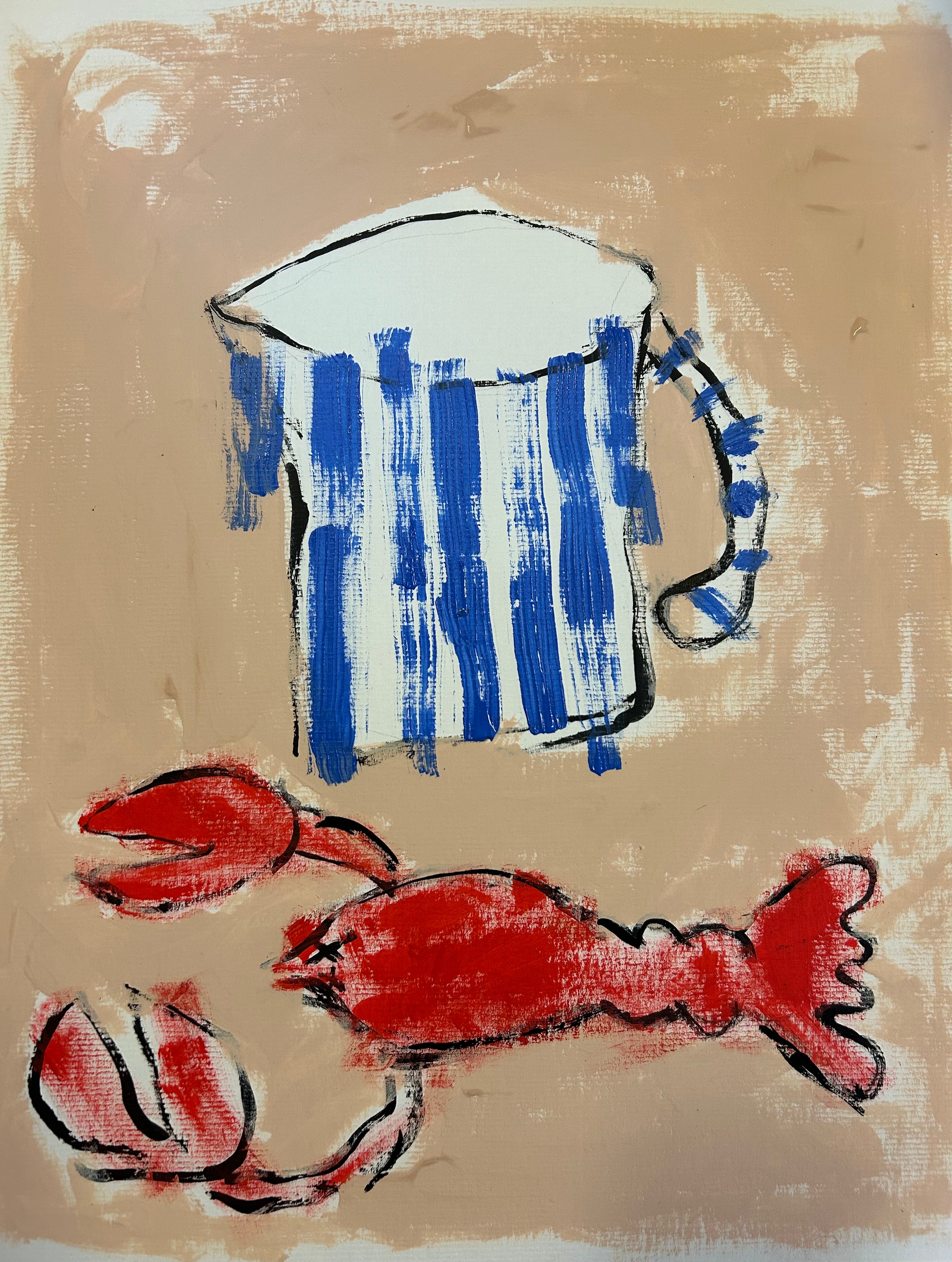 Blue Jug and Lobster - Original – Harrogate House Interiors